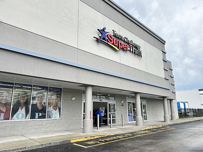 The unassuming exterior of SuperThrift belies the treasure trove within. Like finding a portal to another dimension where bargains reign supreme.