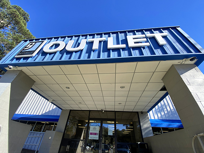 The blue-signed gateway to bargain paradise stands like a portal to another dimension&mdash;one where treasures await at rock-bottom prices.