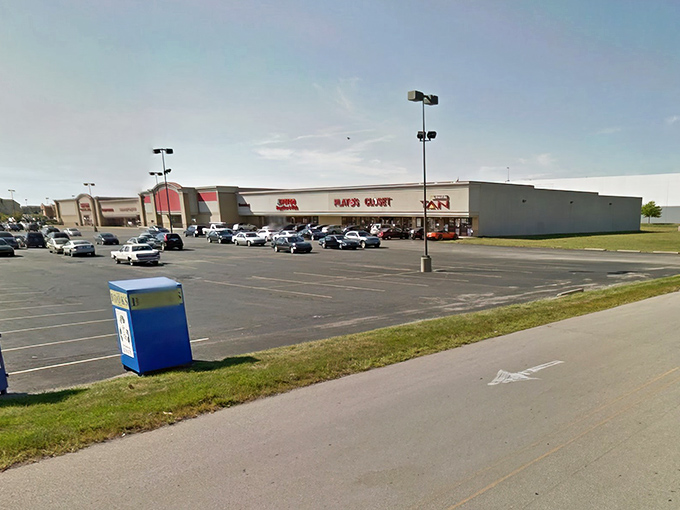 The unassuming strip mall exterior hides a fashion wonderland within, like finding a secret passage to style Narnia in suburban Fishers.