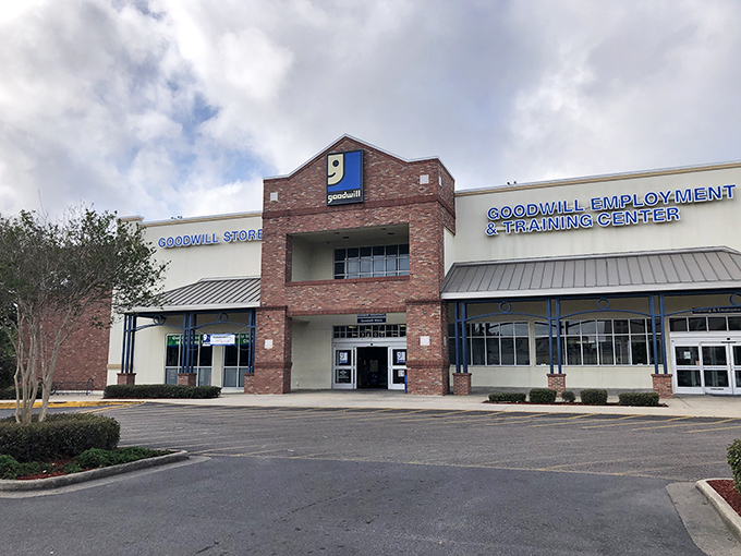 The brick facade of Goodwill on Tulane Avenue doesn't scream "retail paradise," but inside awaits a treasure hunter's dream where bargains multiply like Louisiana humidity.