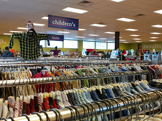 Inside this bargain wonderland, neatly organized aisles beckon shoppers to explore what might be their next favorite find.