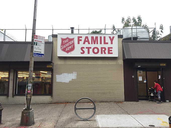 The unassuming facade of treasure-hunting paradise. Like finding out the quiet person at the party has the best stories.