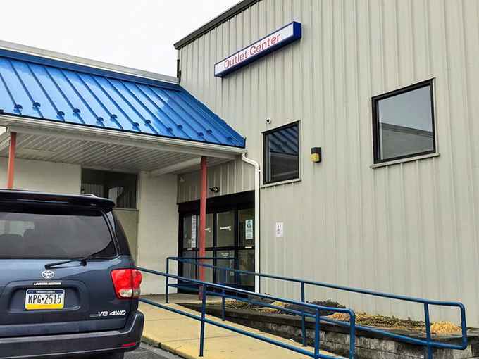 The unassuming exterior of Goodwill's Reading outlet belies the treasure-hunting paradise within. Like a thrift store speakeasy, you'd never guess what awaits inside.