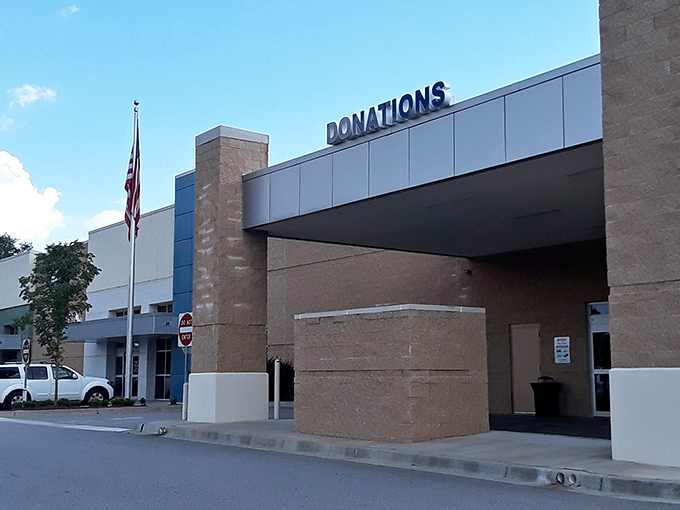 The men's section stretches out like a clothing promised land, where flannel meets formal and everything costs less than lunch.
