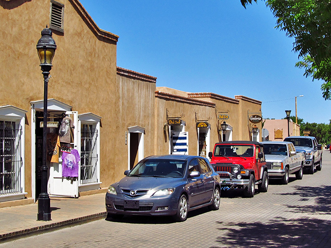 Adobe dreams come true along Mesilla's historic streets, where time slows down and the southwestern sun casts a golden glow on centuries-old buildings.