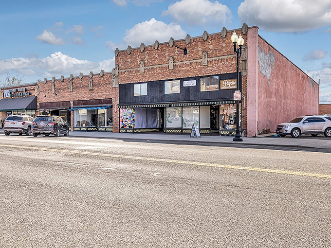Historic brick buildings line Payette's Main Street, where time seems to slow down and yesterday's architecture meets today's small businesses.