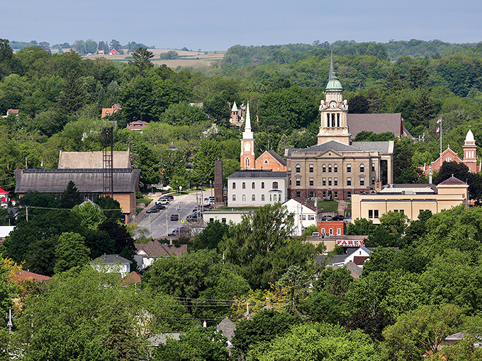 Decorah's rolling hills and historic architecture create a postcard-perfect scene that your retirement savings will actually appreciate.