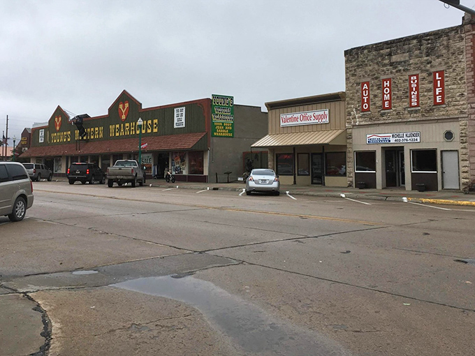 Rain or shine, Valentine's Main Street maintains its timeless charm, like a Norman Rockwell painting come to life in the Nebraska Sandhills.
