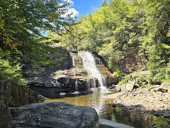 The sound of falling water and sunlight dancing on the rocks make this hidden Maryland waterfall a natural sanctuary for the soul.
