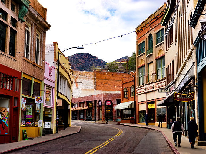 Bisbee's Main Street looks like a movie set where Westerns meet bohemian charm. Those colorful storefronts aren't just pretty&mdash;they're packed with stories.