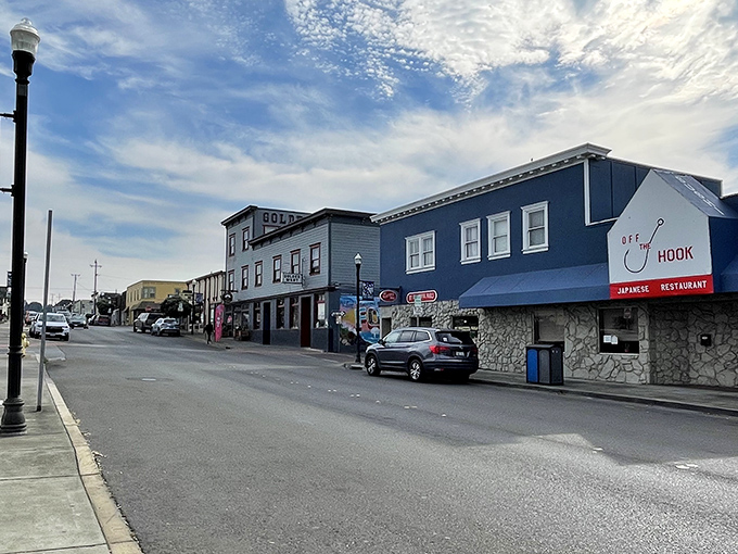 Fort Bragg's Main Street offers that perfect blend of coastal charm and small-town practicality&mdash;where you can get both artisanal coffee and reasonably-priced socks in the same afternoon.