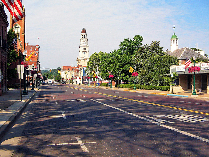 Marietta's riverfront skyline offers that perfect postcard moment where small-town charm meets the majesty of the Ohio River&mdash;Norman Rockwell would've needed extra paint.