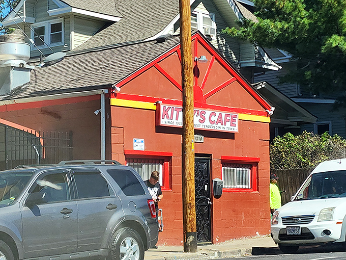 The iconic red facade with its yellow trim has become a Kansas City landmark, drawing pilgrims from across the Midwest.
