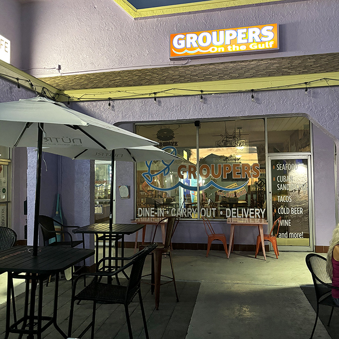 The unassuming strip mall exterior of Groupers on the Gulf might not scream "culinary destination," but locals know better than to judge this seafood sanctuary by its cover.