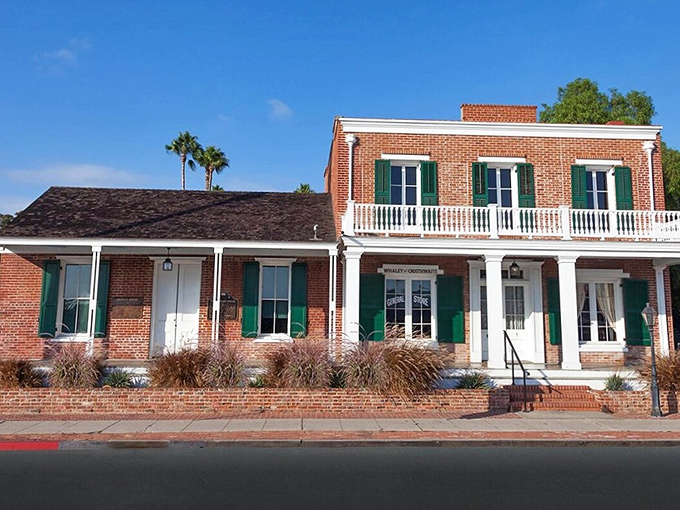 This brick beauty has been turning heads on San Diego Avenue since California was still figuring itself out.