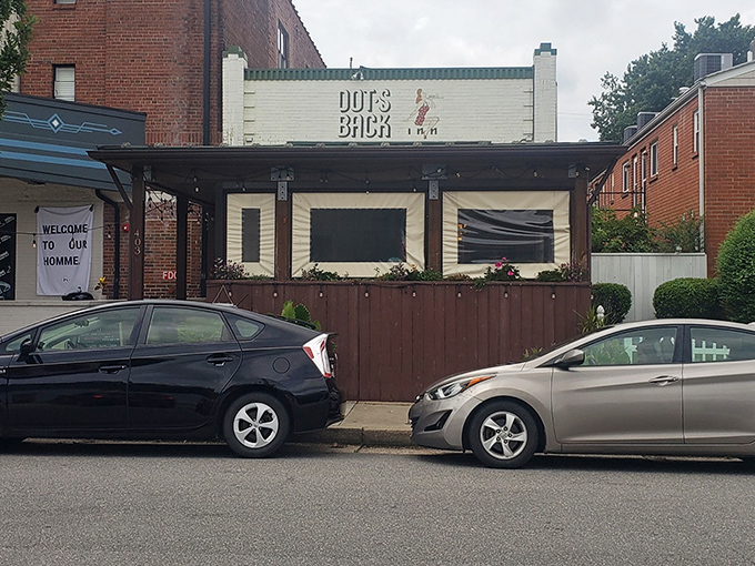 The unassuming exterior of Dots Back Inn proves once again that the best food often hides behind the most modest facades. Richmond's worst-kept culinary secret awaits.