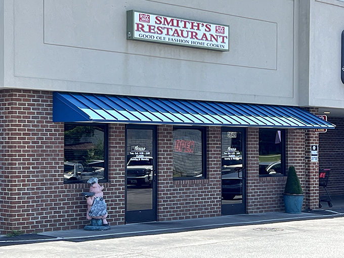 The unassuming brick exterior of Smith's Restaurant in Rocky Mount hides culinary treasures that locals have cherished for generations.