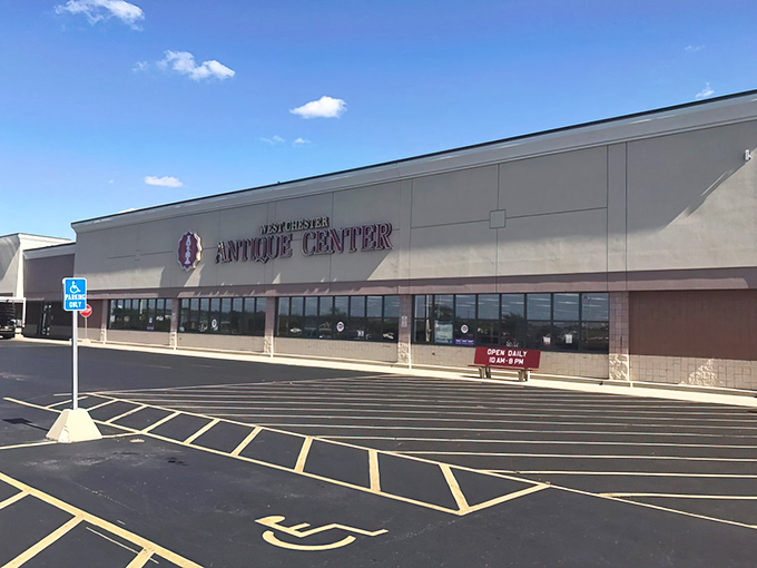 From the outside, it looks like any suburban strip mall building, but inside awaits retail therapy gold.