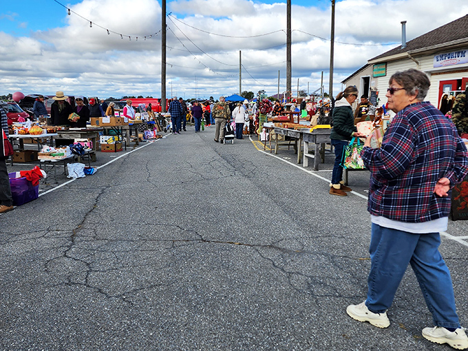 Treasure hunters navigate the sprawling aisles at Root's, where one person's castoffs become another's must-haves. The thrill of the hunt is palpable.