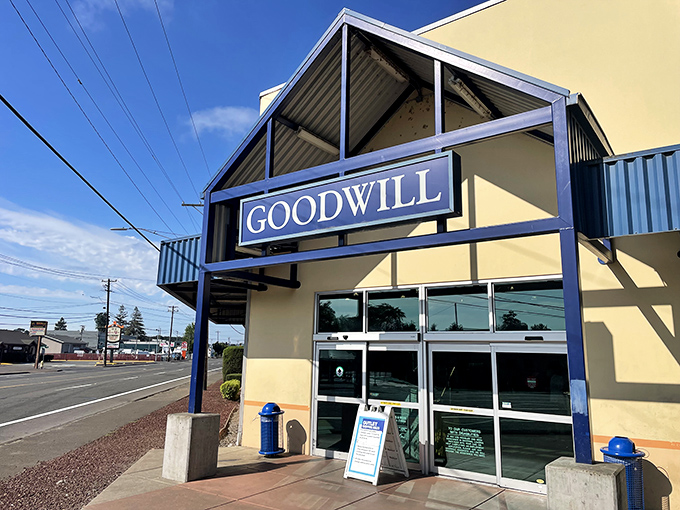 The unassuming exterior hides Salem's best-kept secret for bargain hunters and treasure seekers alike.