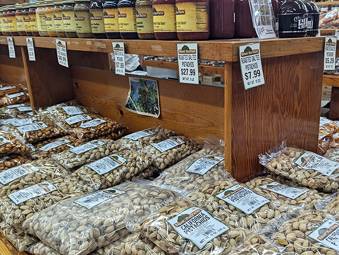 Treasure troves of perfectly roasted nuts await the curious snacker &ndash; each bag promising a crunchier adventure than the last.