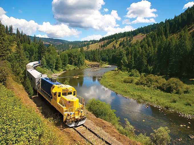 That bright yellow engine isn't just transportation &ndash; it's a time machine with a horn and serious attitude.