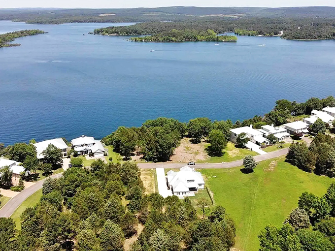 Autumn paints Greers Ferry Lake in a palette that makes even professional photographers question their filter settings.