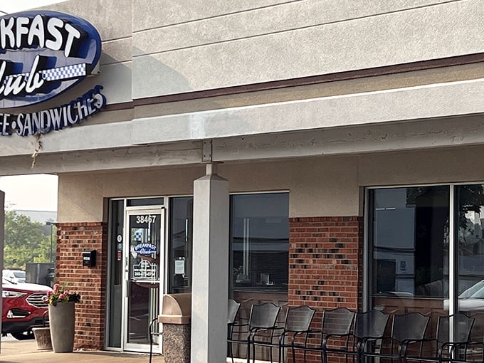 The unassuming exterior of Breakfast Club in Farmington hides culinary treasures within, like all the best neighborhood gems do.