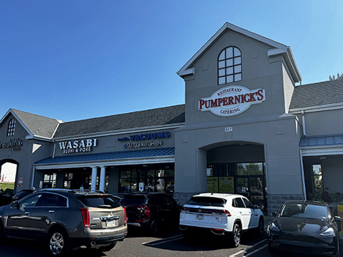 Pumpernick's stands proudly in North Wales, a suburban treasure where sandwich dreams come true and parking spots are worth fighting for.