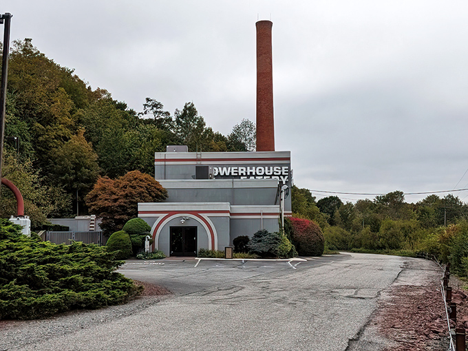 The iconic smokestack stands sentinel over this former electric plant, now generating culinary power for hungry Pennsylvanians seeking exceptional dining experiences.