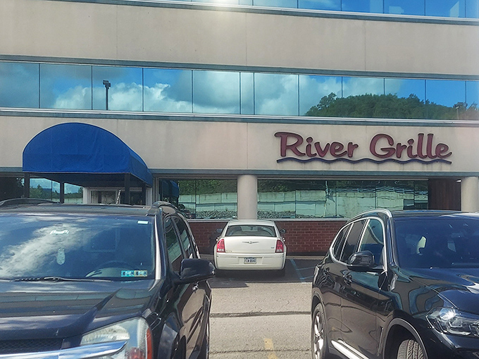 Don't let the modest exterior fool you&mdash;behind River Grille's blue awning lies culinary magic and that legendary French onion soup.