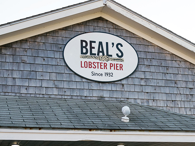 The weathered gray shingles of Beal's Lobster Pier aren't trying to impress anyone&mdash;they're too busy housing some of Maine's finest seafood treasures.
