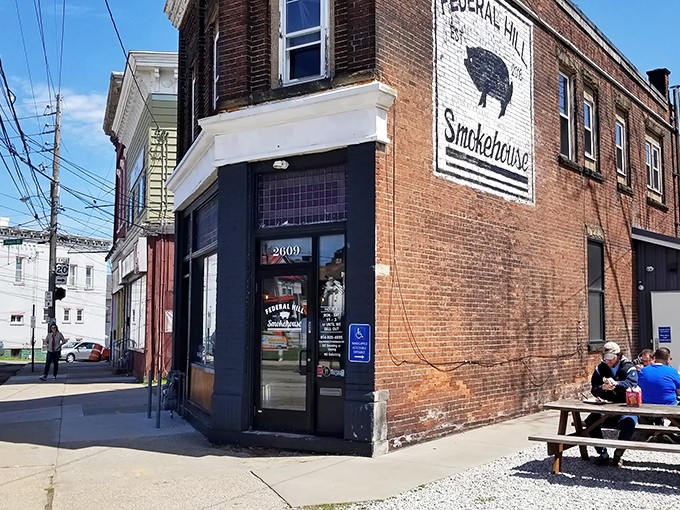 Corner brick buildings with character are like treasure chests &ndash; unassuming on the outside, but filled with smoky gold within.