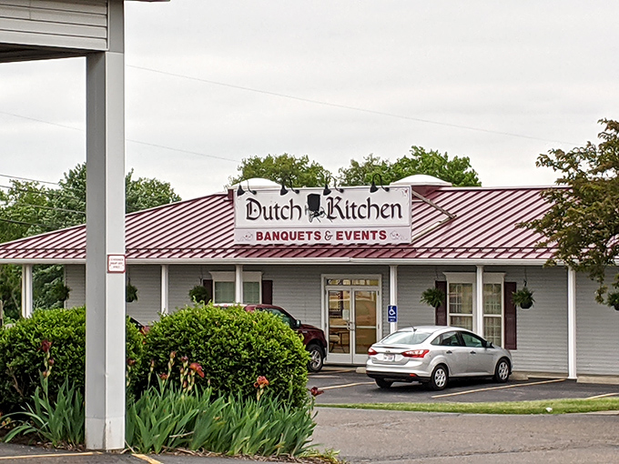 The unassuming exterior of Dutch Kitchen in Dalton hides culinary treasures that would make even the most sophisticated food critic weak at the knees.