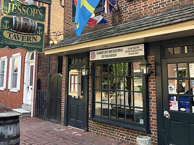 Step into history at Jessop's Tavern, where colonial charm meets modern comfort in historic New Castle.