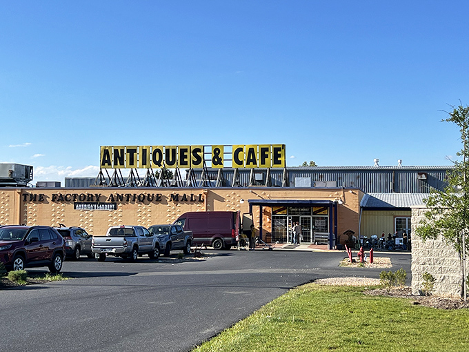 From the parking lot, you might mistake it for just another roadside stop—until you realize this unassuming building houses acres of American history under one roof.