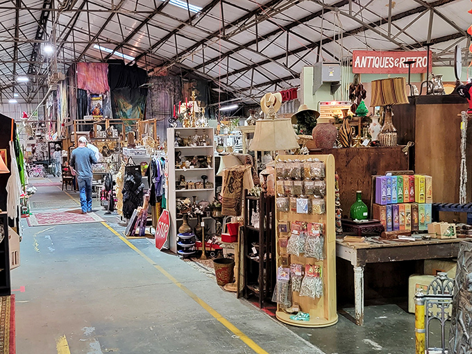 Treasure hunting begins here! Vendors have created mini-kingdoms of collectibles where one person's forgotten knickknack becomes another's prized possession.