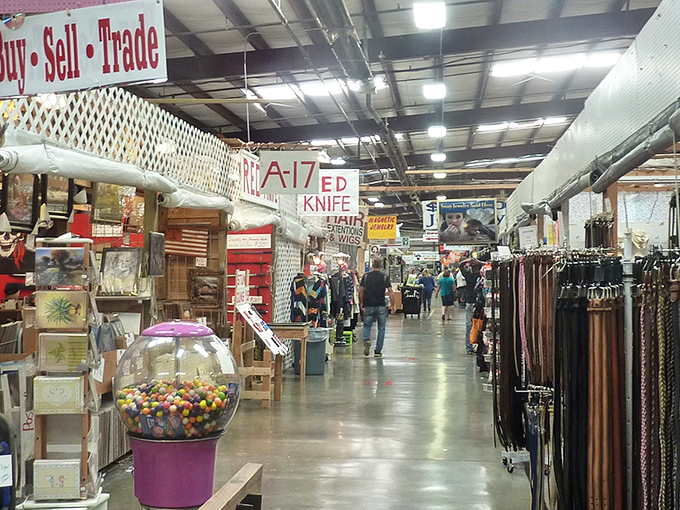 1. the massive flea market in tennessee where $35 fills your whole car with bargains