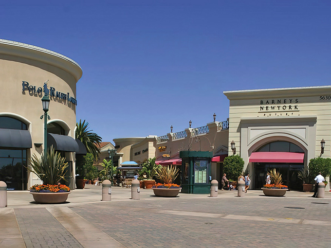 Where luxury meets affordability under the California sun. Barneys New York Outlet and Polo Ralph Lauren beckon with promises of designer deals.