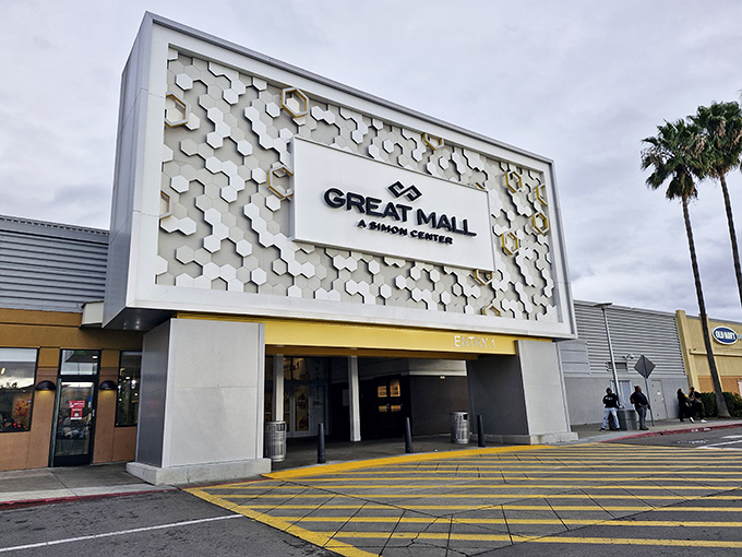 The geometric facade of Great Mall beckons shoppers like a modern-day retail Taj Mahal, promising treasures within that won't require a second mortgage.