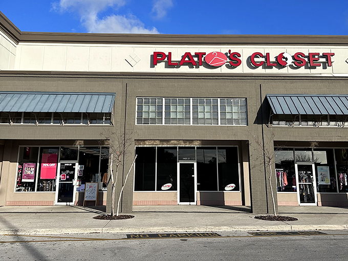 The storefront beckons like a fashion oasis in the retail desert &ndash; promising treasure without requiring your retirement fund as admission.