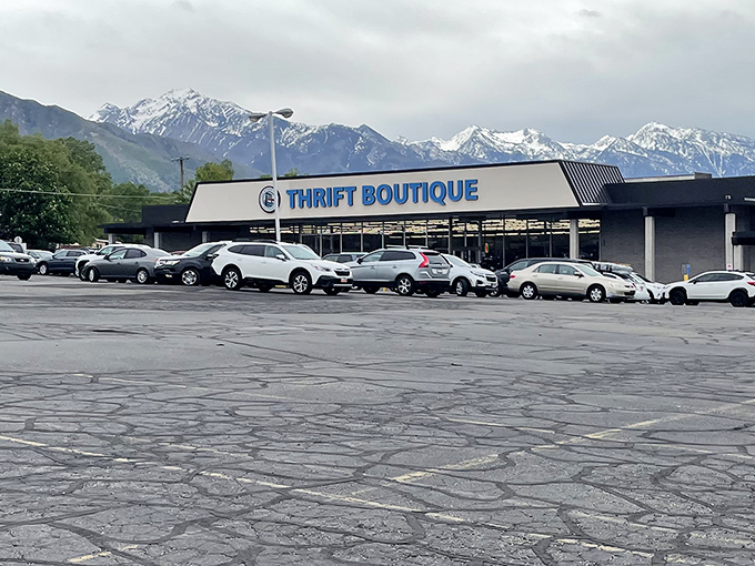 Against the backdrop of Utah's majestic mountains, this unassuming storefront houses an Aladdin's cave of pre-loved treasures waiting for their second act.