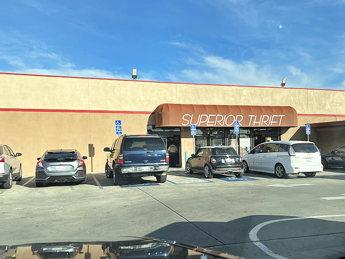 The unassuming exterior of Superior Thrift belies the treasure trove within &ndash; like finding out your quiet neighbor was once a rock star.