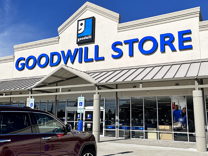 That iconic smiling "g" logo promises more than just bargains&mdash;it's the gateway to an afternoon of retail archaeology and unexpected finds.