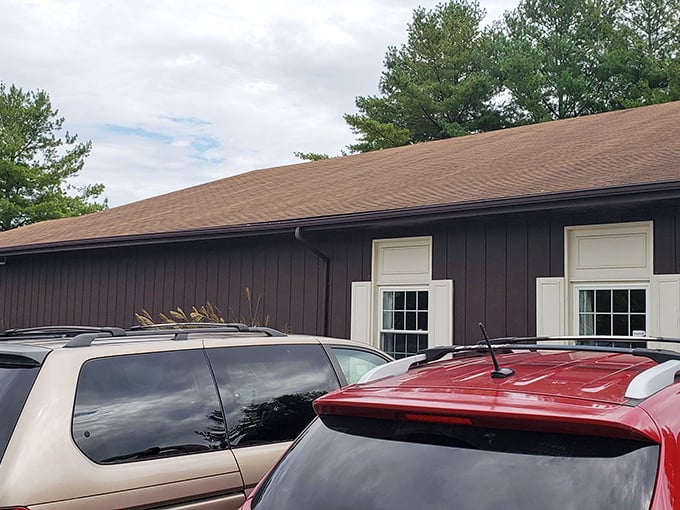 Don&rsquo;t let the simple brown exterior and white-trimmed windows fool you&mdash;inside, bargain hunters know there&rsquo;s a goldmine of thrift treasures waiting to be discovered.