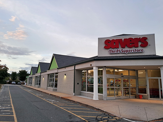 The unassuming exterior of Savers in Hanover belies the treasure trove within. Like a retail TARDIS, it's somehow bigger on the inside.