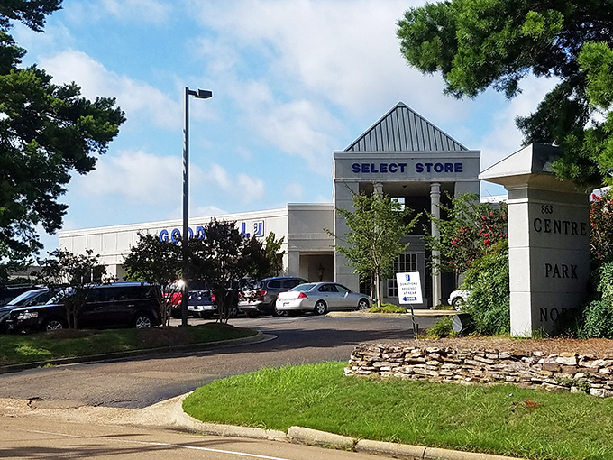 The unassuming exterior of Ridgeland's Goodwill Outlet belies the treasure-hunting adventure within. Like a Vegas casino, what happens in those blue bins stays with you forever.