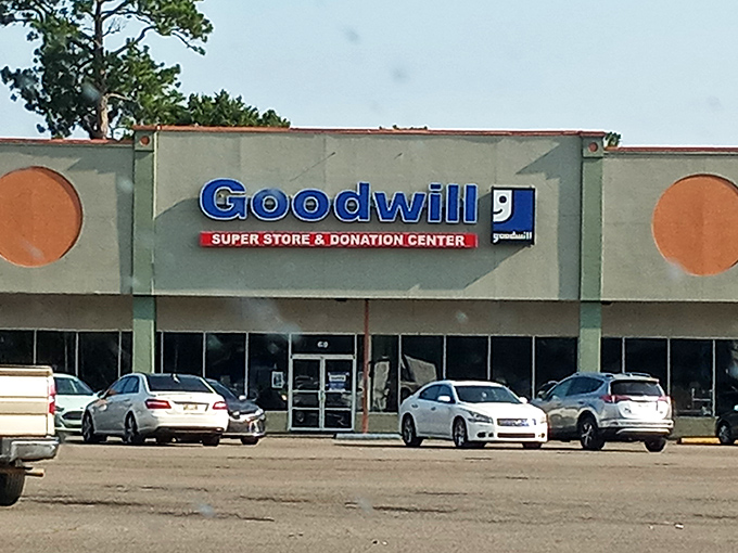 The unassuming facade of Goodwill Hardy Court hides a treasure trove within. Like a Vegas casino without the flashing lights, what happens inside might just stay in your closet forever.