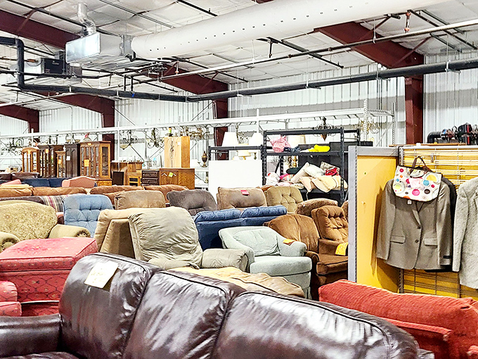 The unassuming entrance to treasure-hunting paradise. Who knew salvation for both your wallet and someone's housing needs could look so inviting?