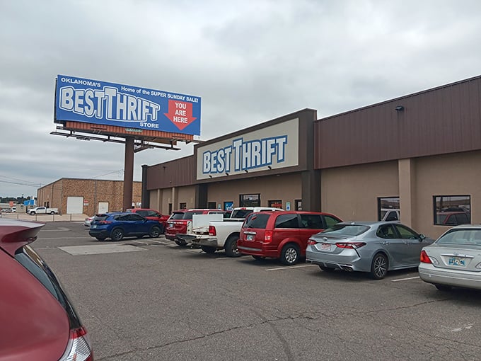The unassuming exterior of Best Thrift belies the treasure trove within &ndash; like finding out your quiet neighbor was secretly a rock star in the '70s.